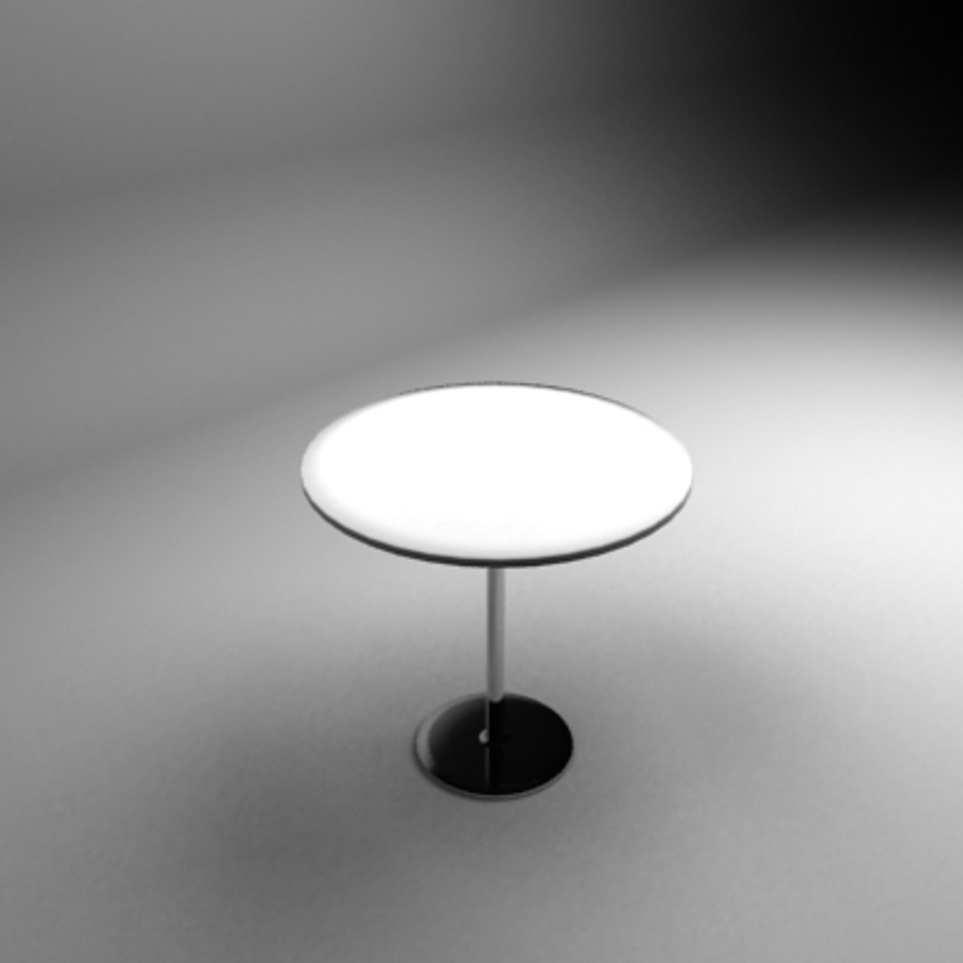 Table Nikel Leg 3d Model