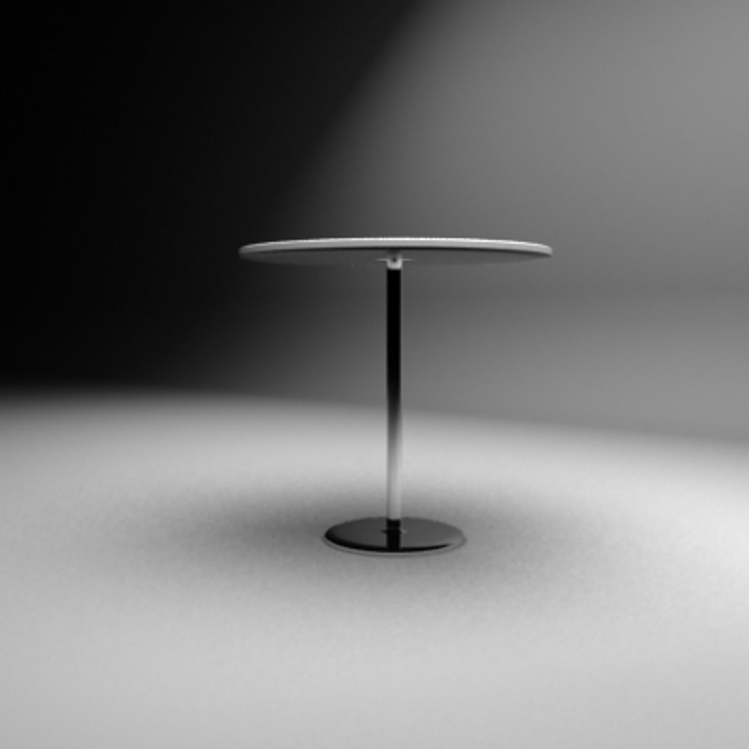 Table Nikel Leg 3d Model
