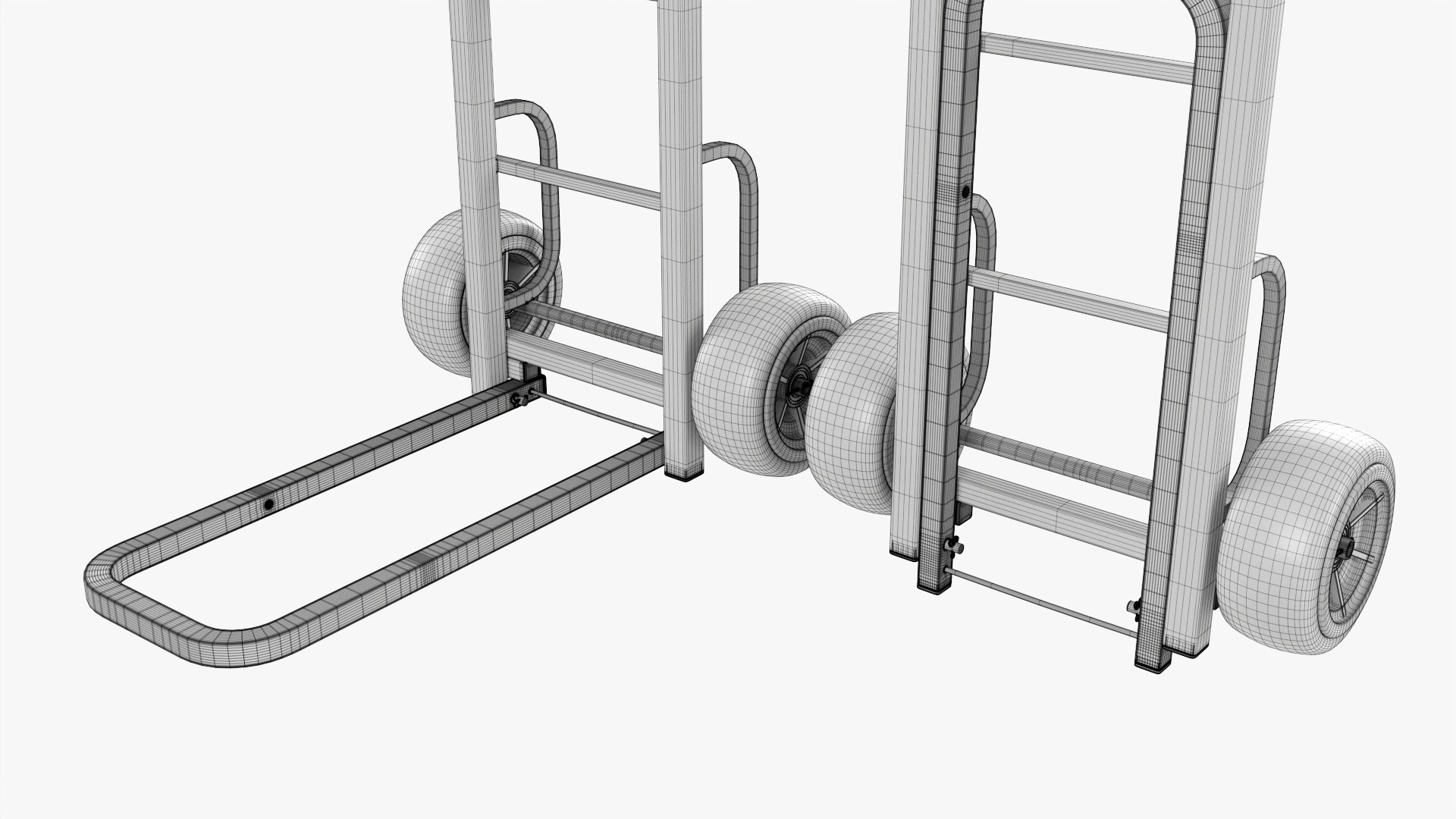 Foldable Transporting Cart 3D - TurboSquid 1801632