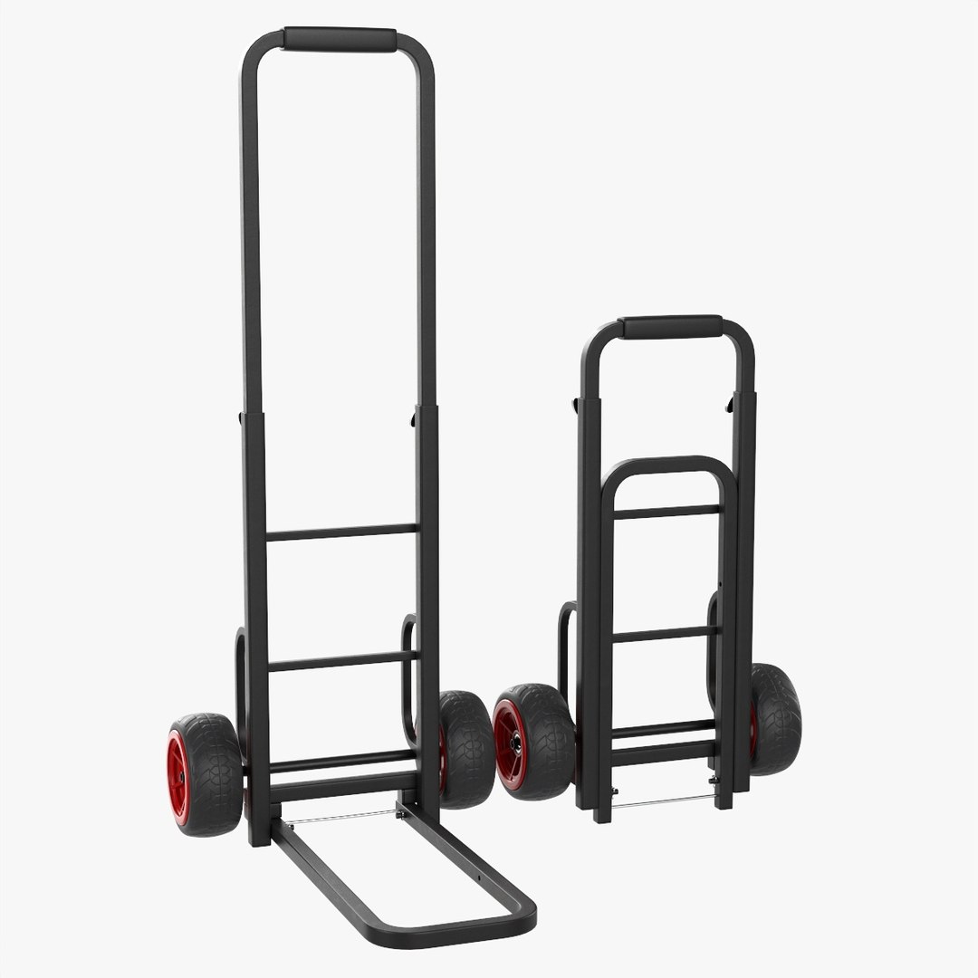 Foldable transporting cart 3D - TurboSquid 1801632