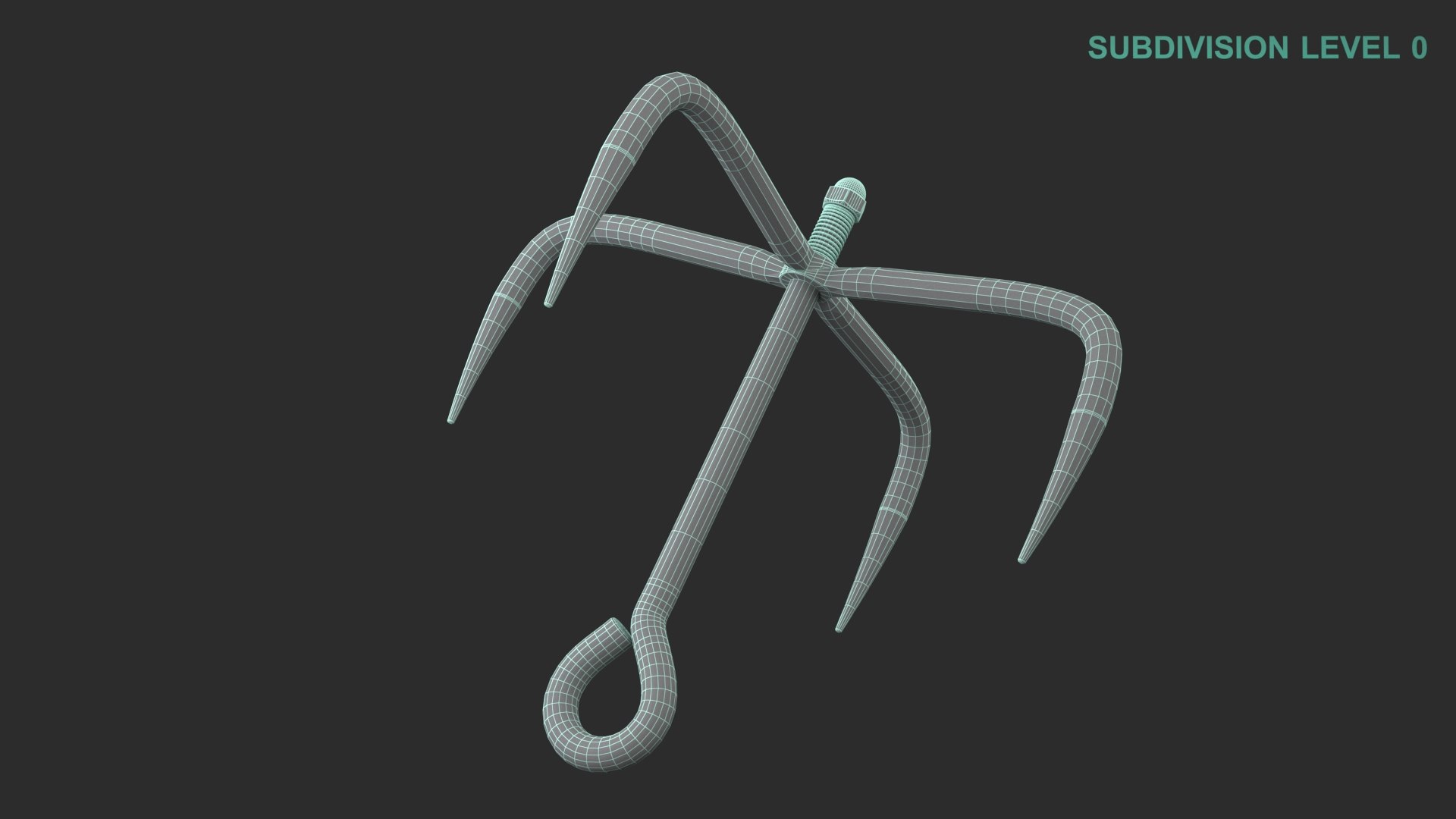 3D Grappling Hook model - TurboSquid 2036969