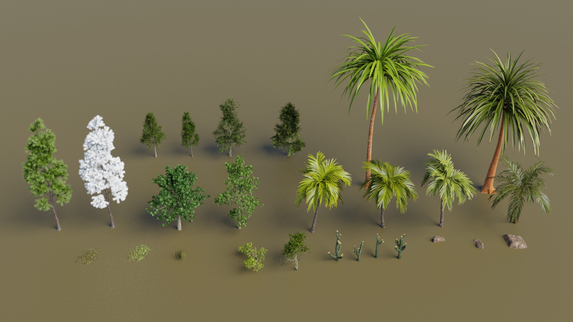 Biomes Blender 3D Model - TurboSquid 1514255