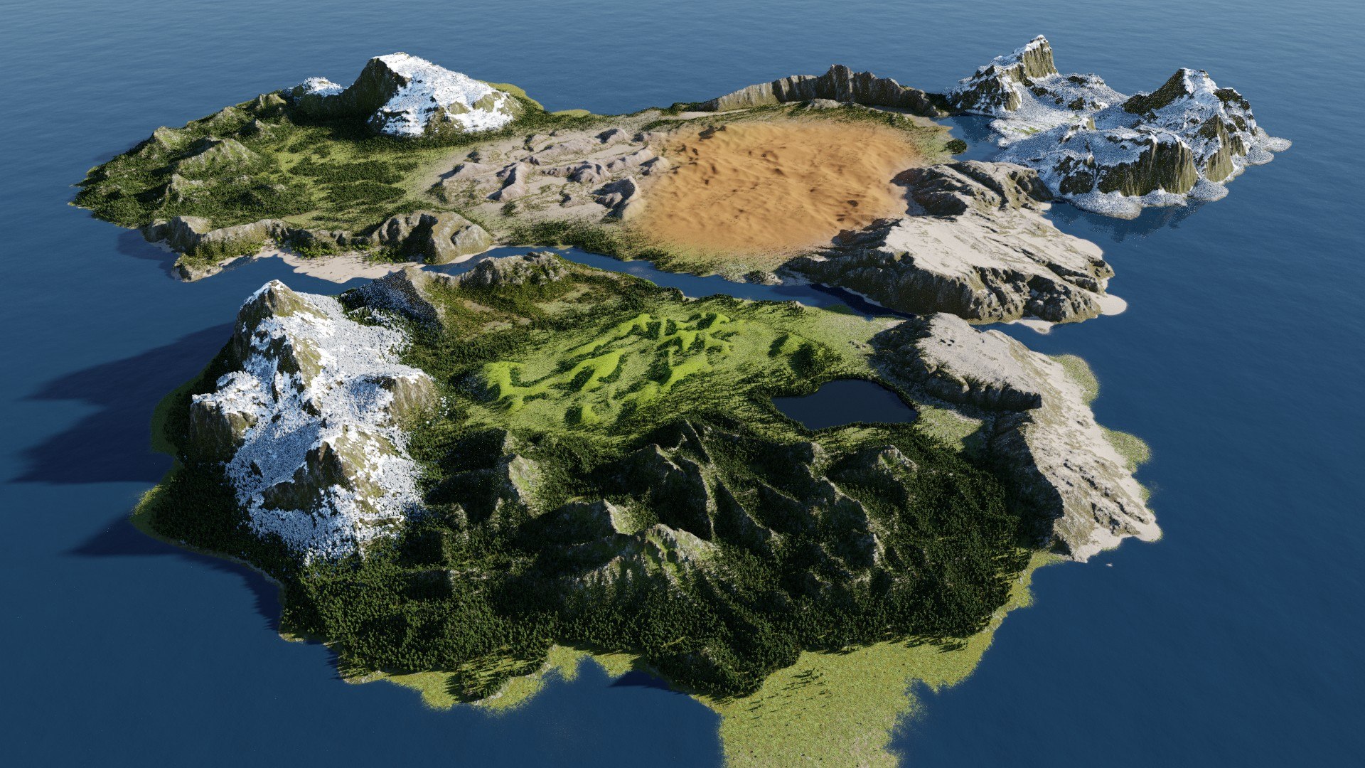 Biomes Blender 3D Model - TurboSquid 1514255
