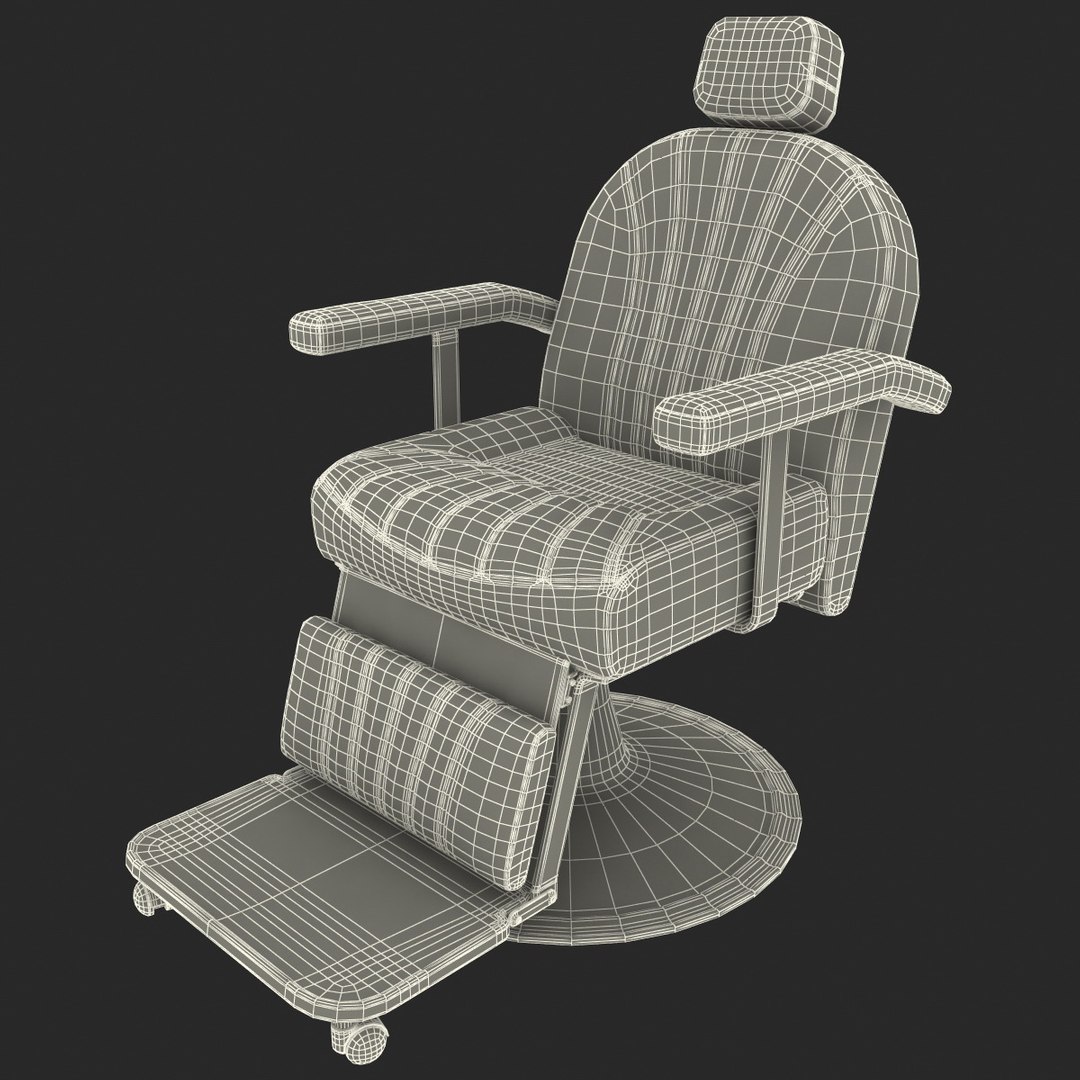 Barber Chair Model - TurboSquid 827644