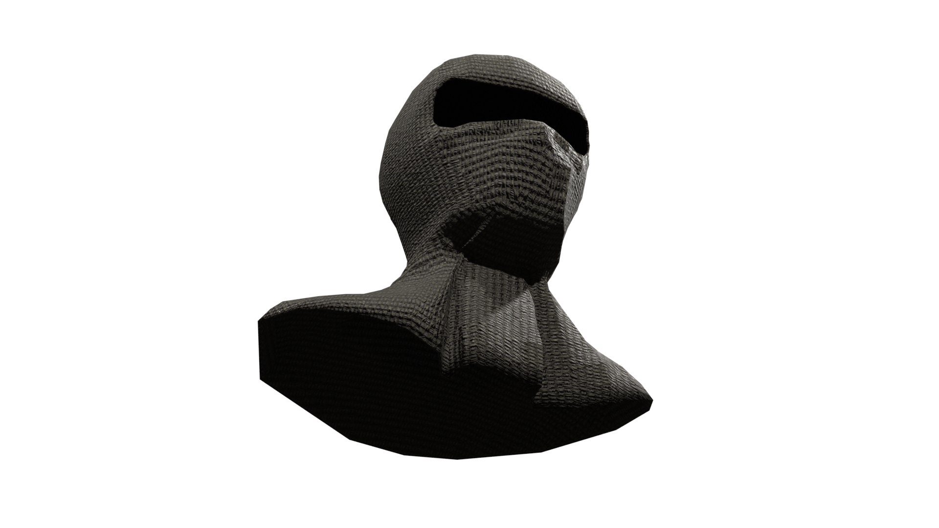 3D Face Mask With Cloth Texture - TurboSquid 2187455