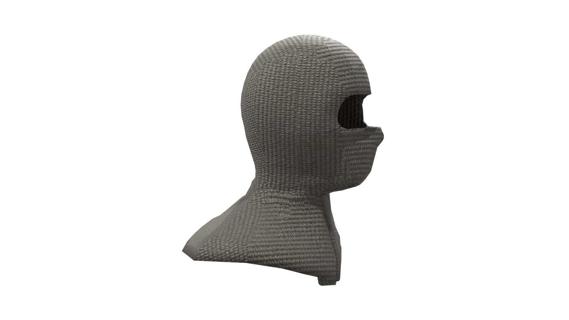 3D Face Mask With Cloth Texture - TurboSquid 2187455