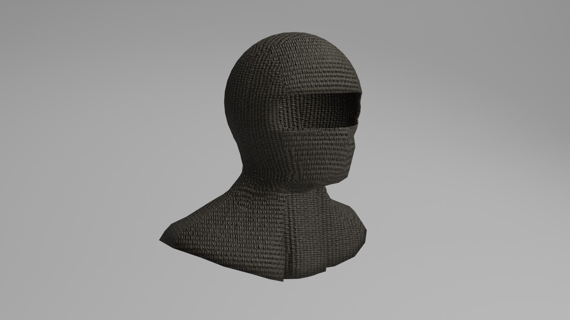 3D Face Mask With Cloth Texture - TurboSquid 2187455