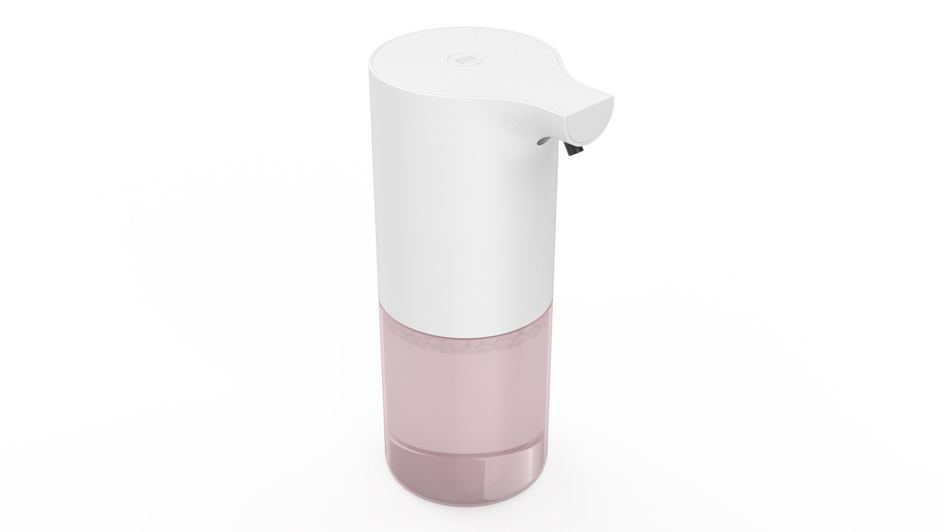 Automatic Foam Soap Dispenser Xiaomi Mijia With Pink Refill 3D Model ...