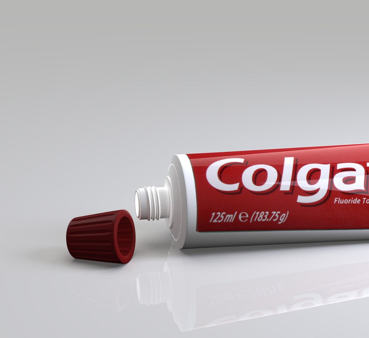 3D Model Toothpaste Tooth - TurboSquid 1527148