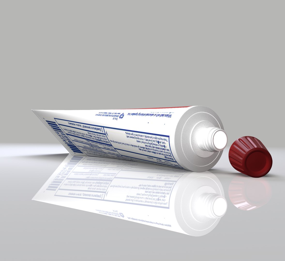 3D Model Toothpaste Tooth - TurboSquid 1527148