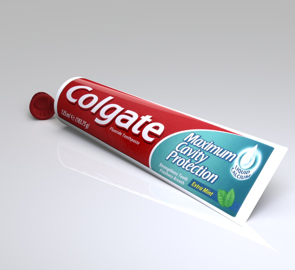 3D Model Toothpaste Tooth - TurboSquid 1527148