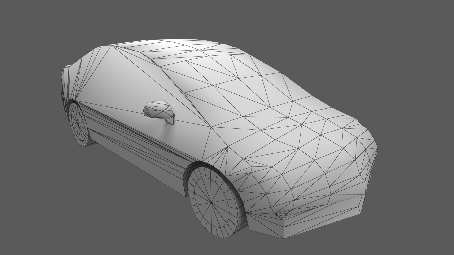 3D Generic Low Poly Car Model - TurboSquid 1927411