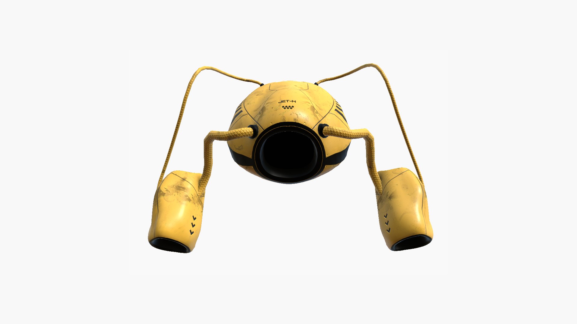 3D Jetpack H05 Yellow Black - SciFi Character Design Model - TurboSquid ...