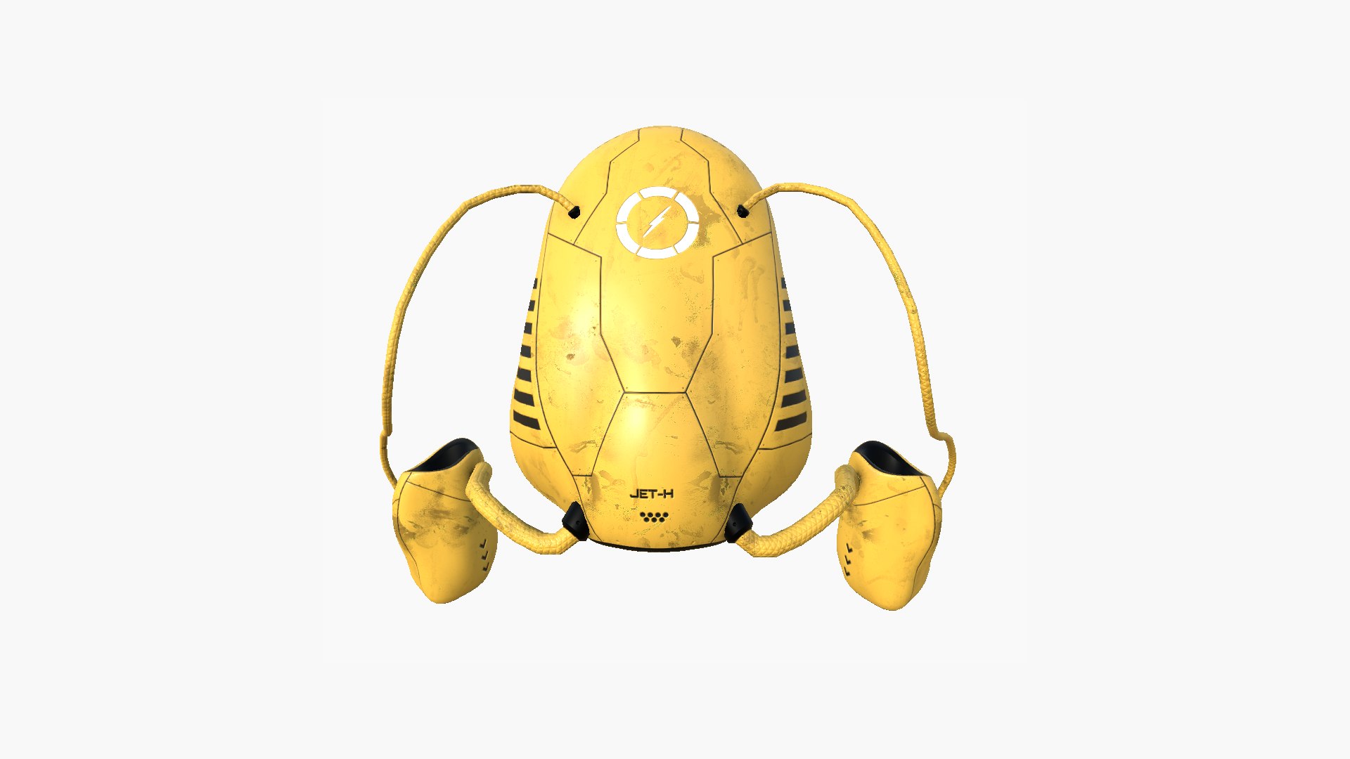 3D Jetpack H05 Yellow Black - SciFi Character Design Model - TurboSquid 1967483