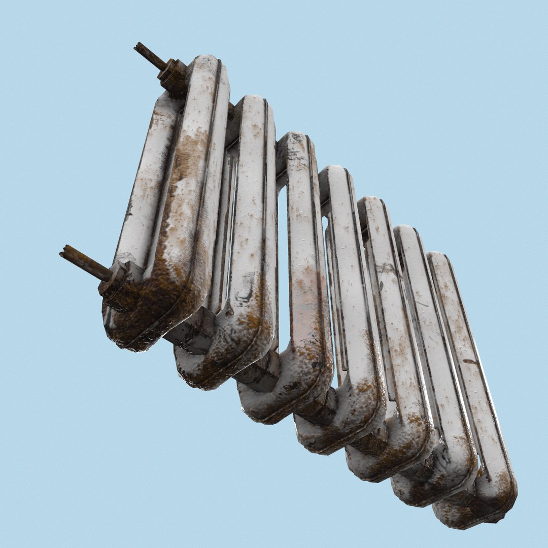 3D radiator iron rust - TurboSquid 1232723