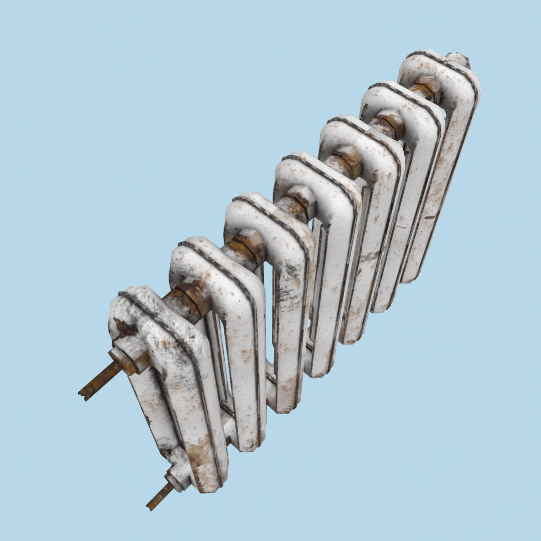 3D radiator iron rust - TurboSquid 1232723