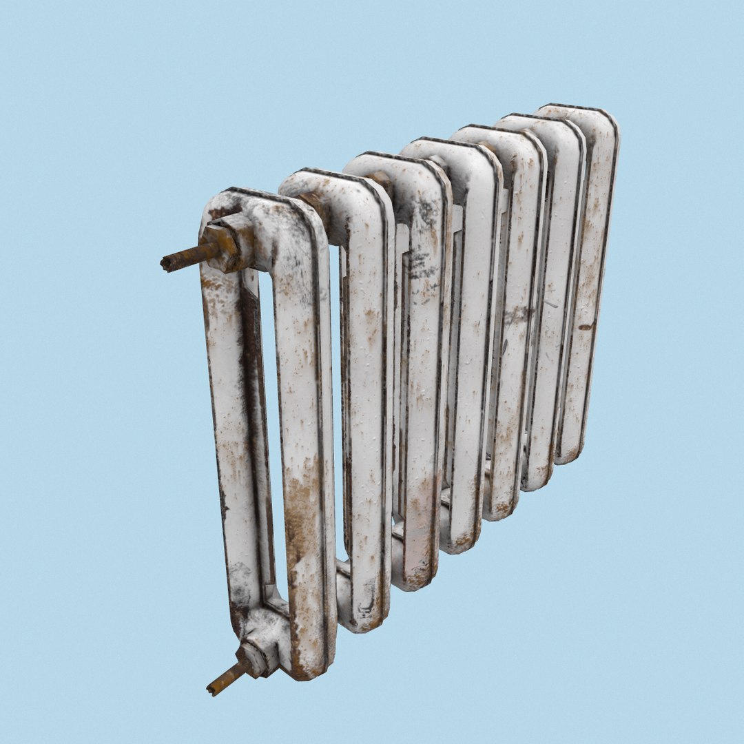3D radiator iron rust - TurboSquid 1232723