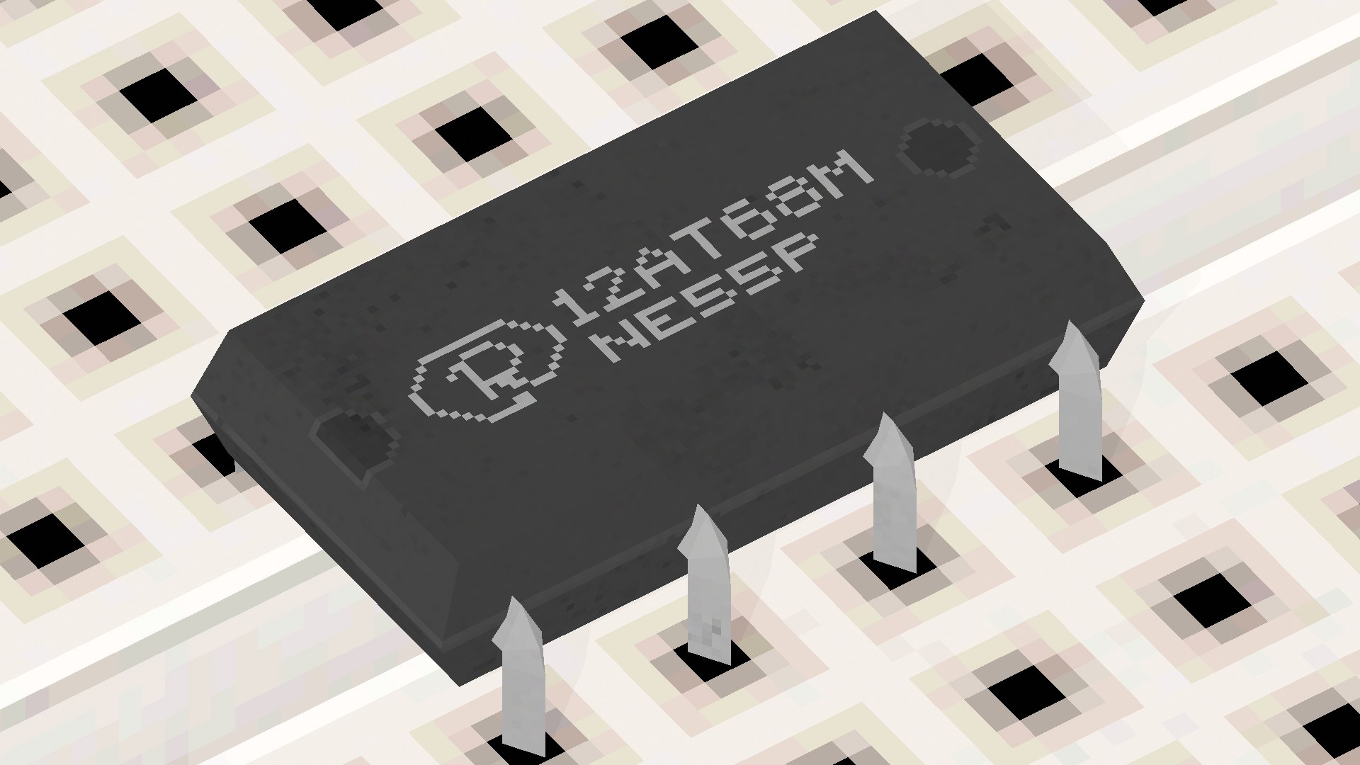 Breadboard With Components Lowpoly Pixel Art 3D - TurboSquid 1888594