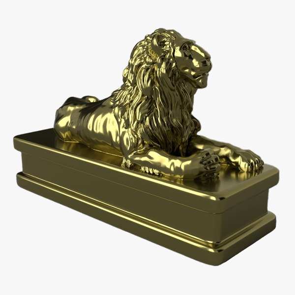 Lion statuette for 3d printing Modelo 3D - TurboSquid 1964407