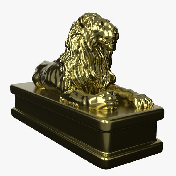 Lion statuette for 3d printer3Dモデル - TurboSquid 1964407