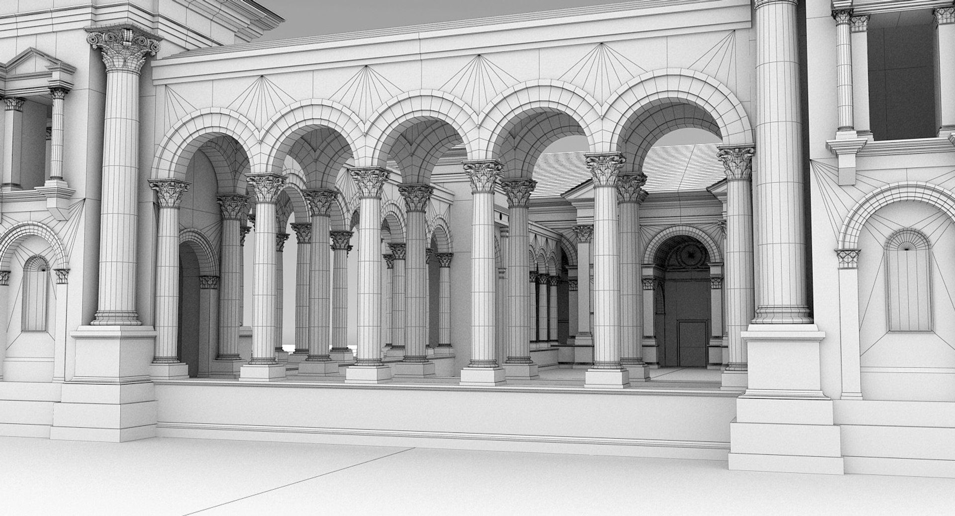 3D ancient roman town - TurboSquid 1342534