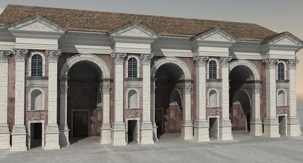3D ancient roman town - TurboSquid 1342534
