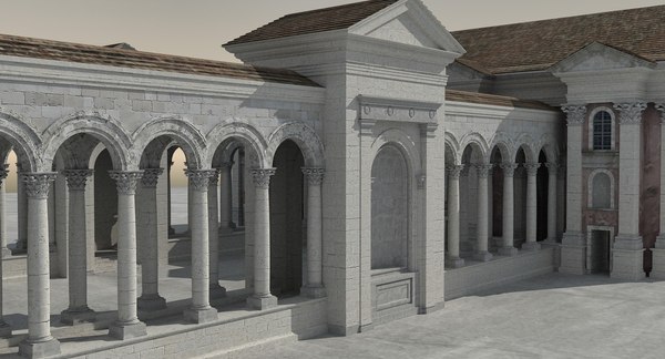 3D ancient roman town - TurboSquid 1342534