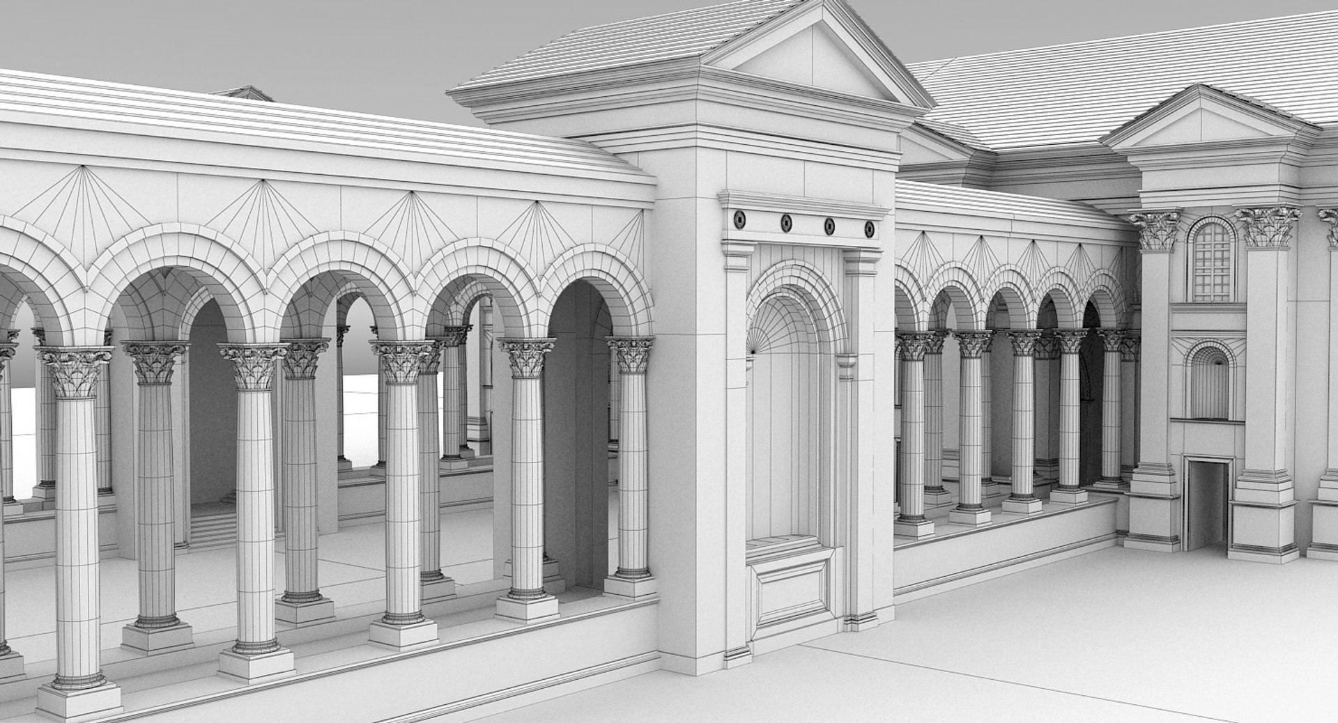 3D ancient roman town - TurboSquid 1342534