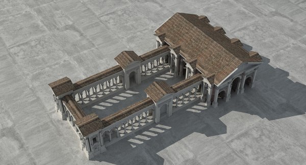 3D ancient roman town - TurboSquid 1342534