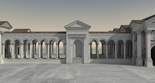 3D ancient roman town - TurboSquid 1342534