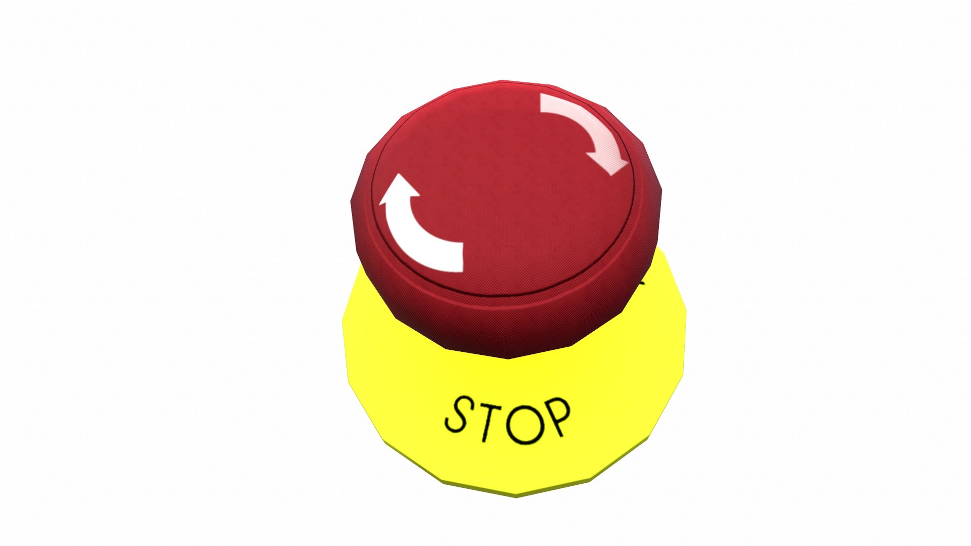 3D Emergency Button Model - TurboSquid 2342807