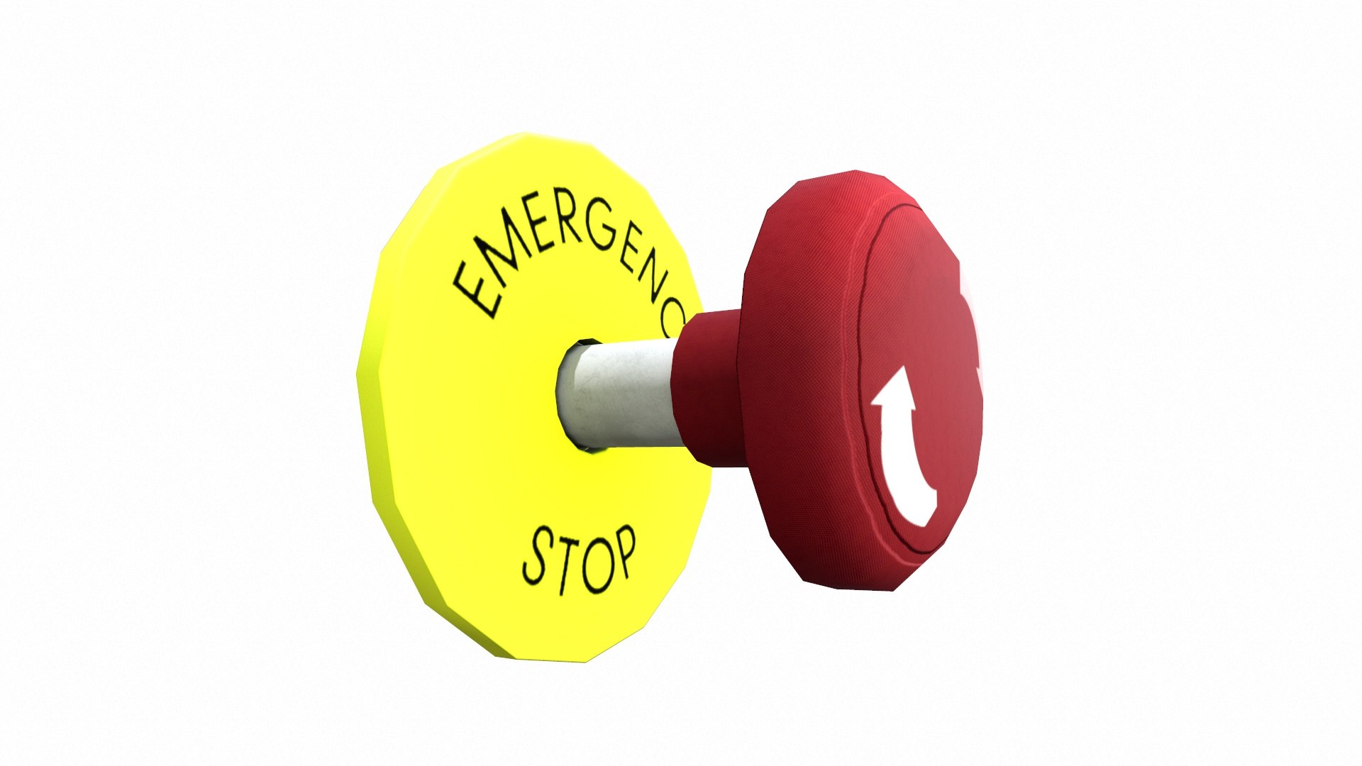 3D Emergency Button Model - TurboSquid 2342807