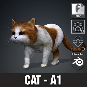 3D Cat Blender Models - Browse & Download Formats - TurboSquid