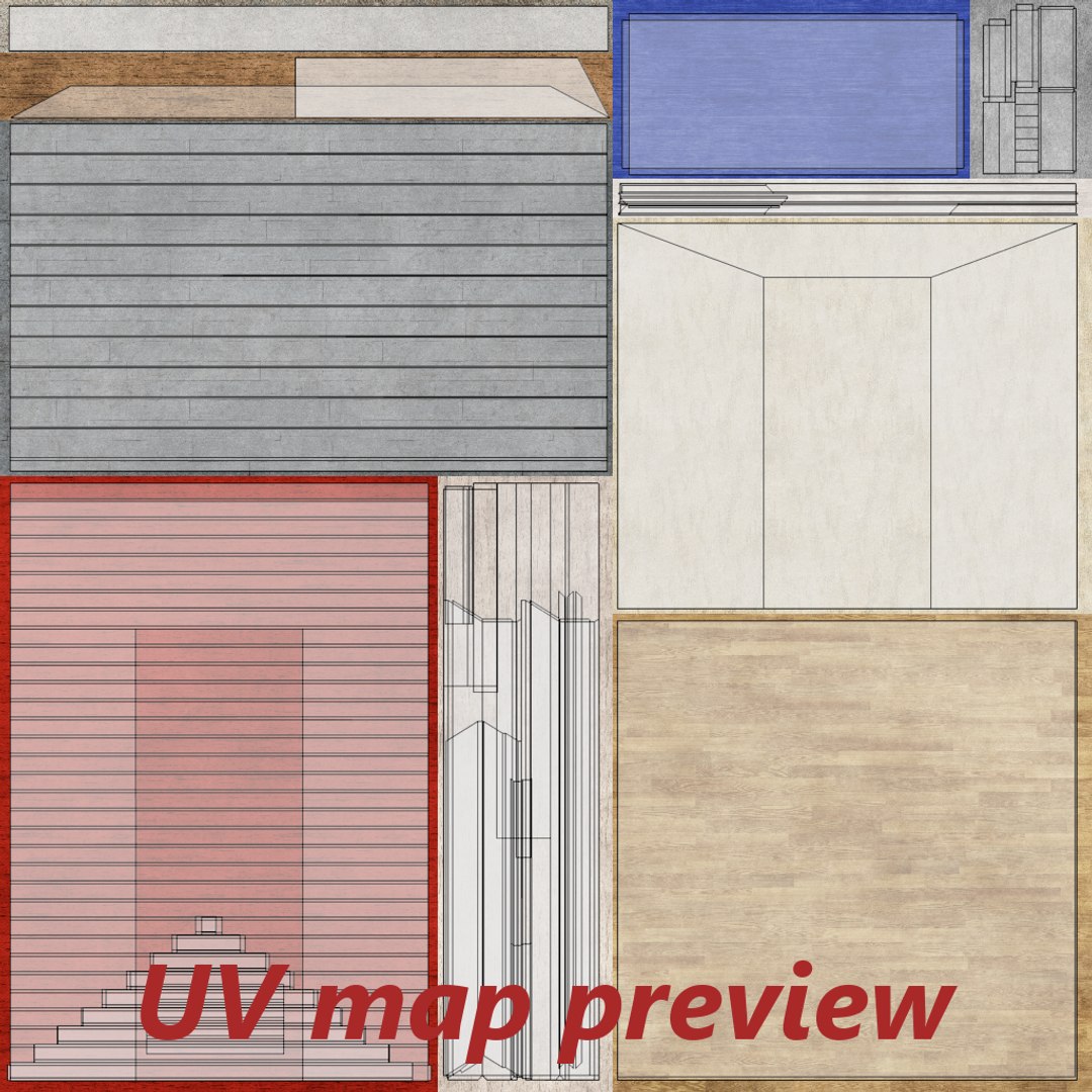 Blend Utility Building Interior