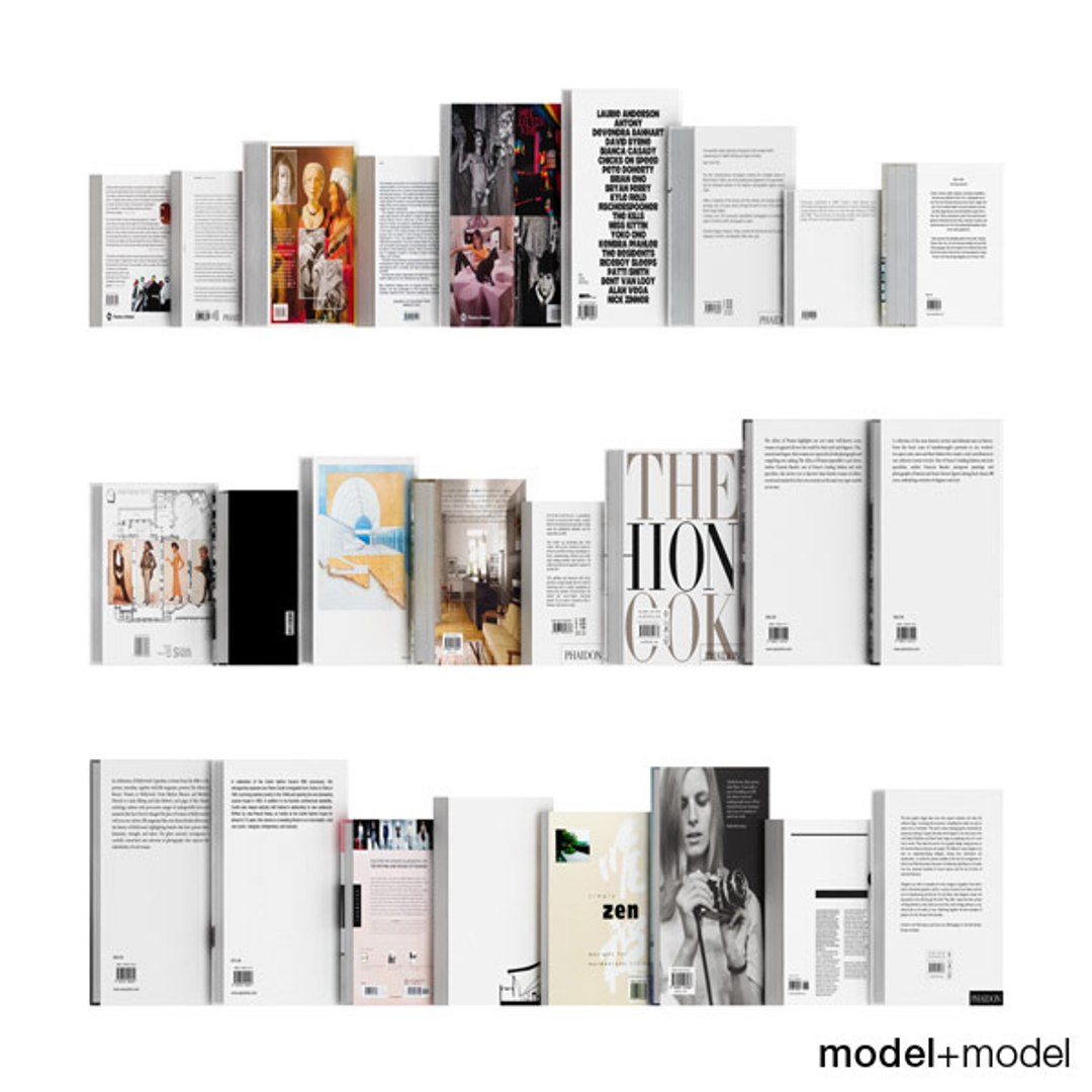 3d design books model