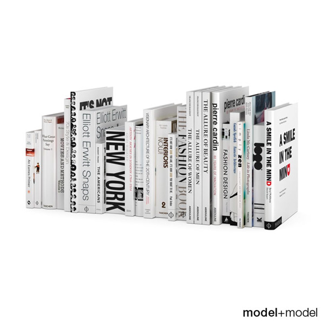 3d design books model