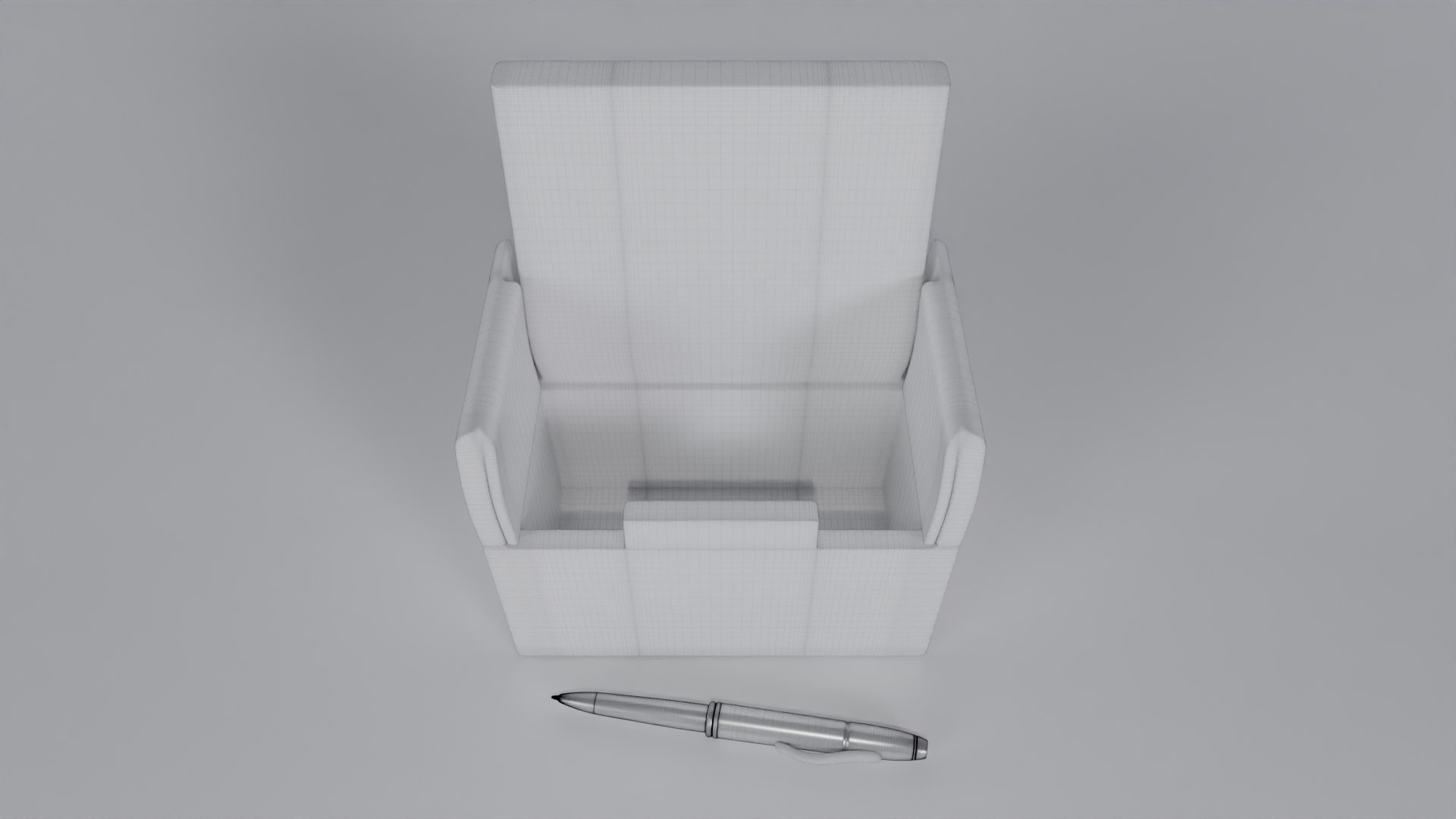 3D Model Pencil Box And Pencil - TurboSquid 2281353