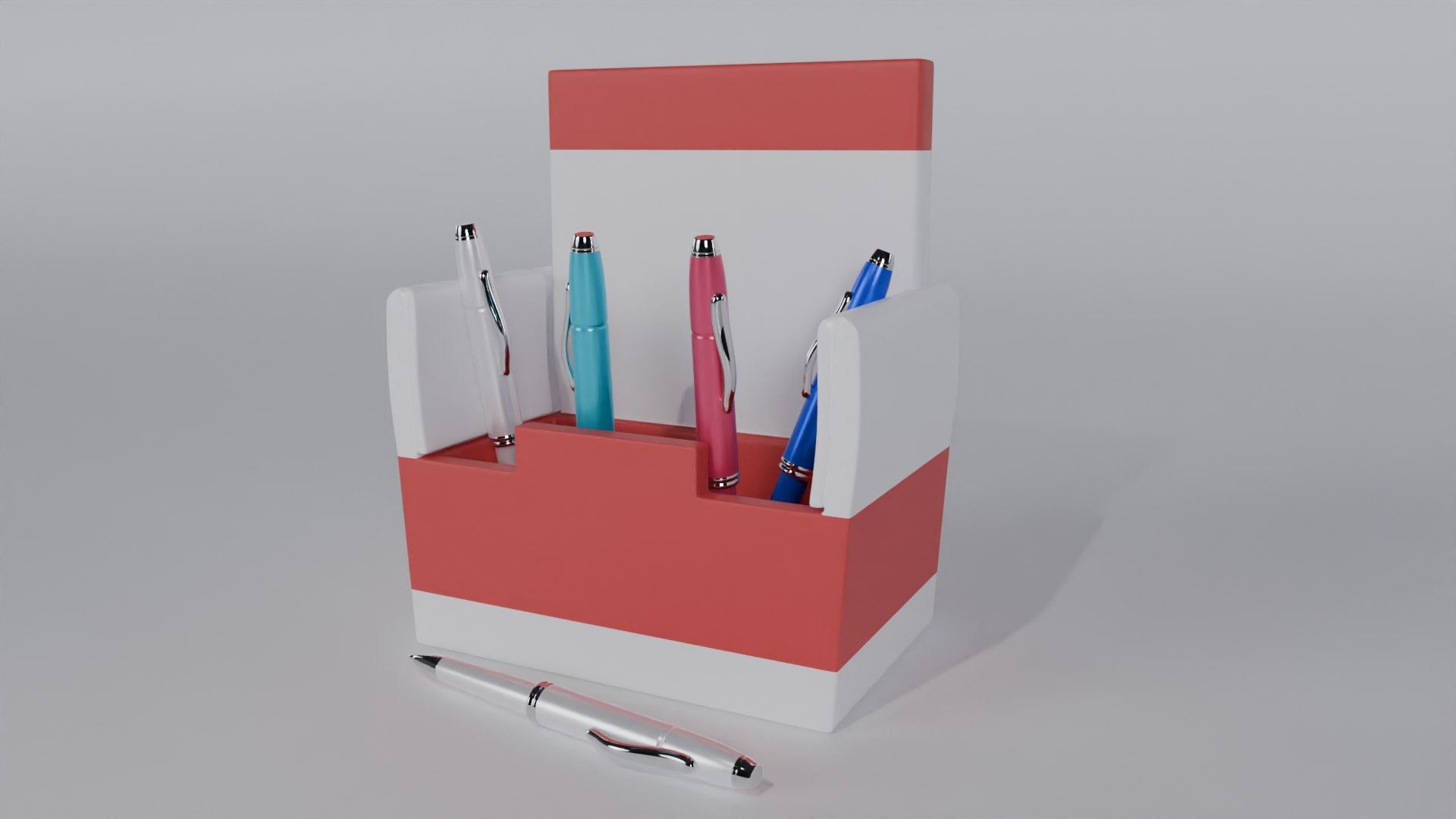 3D Model Pencil Box And Pencil - TurboSquid 2281353