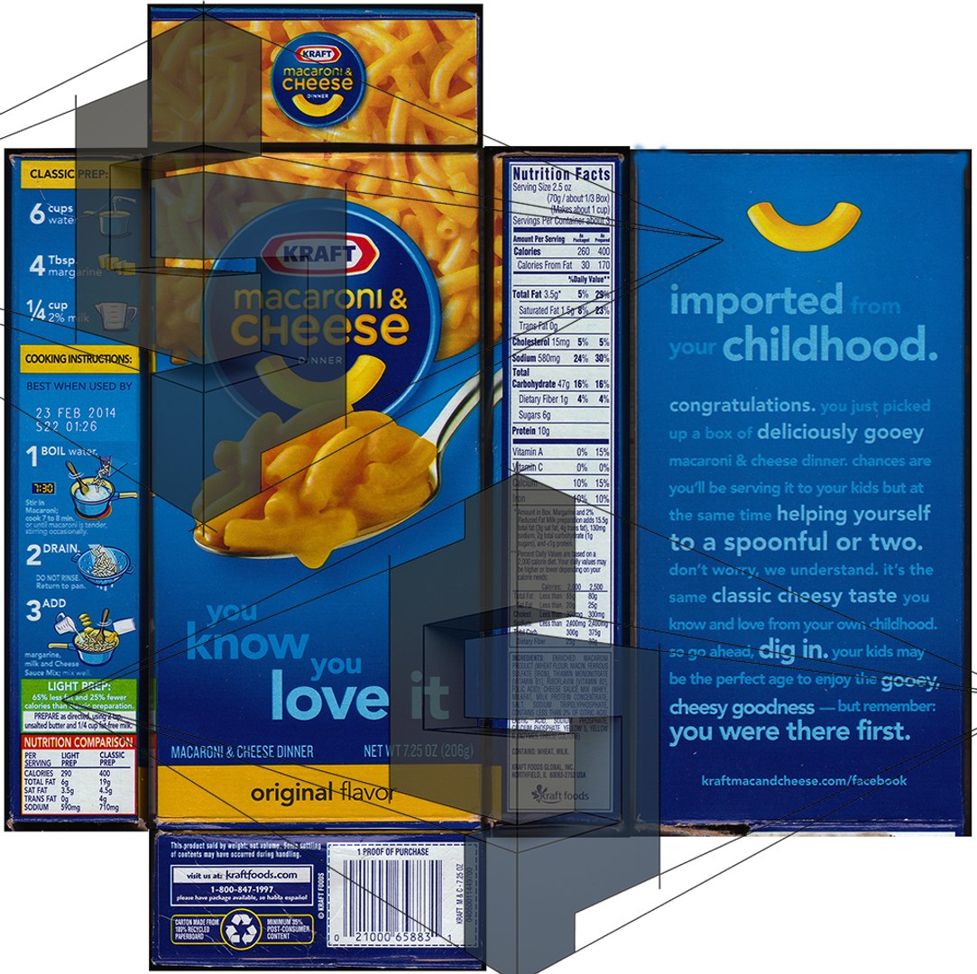 Kraft Cheese Box Max