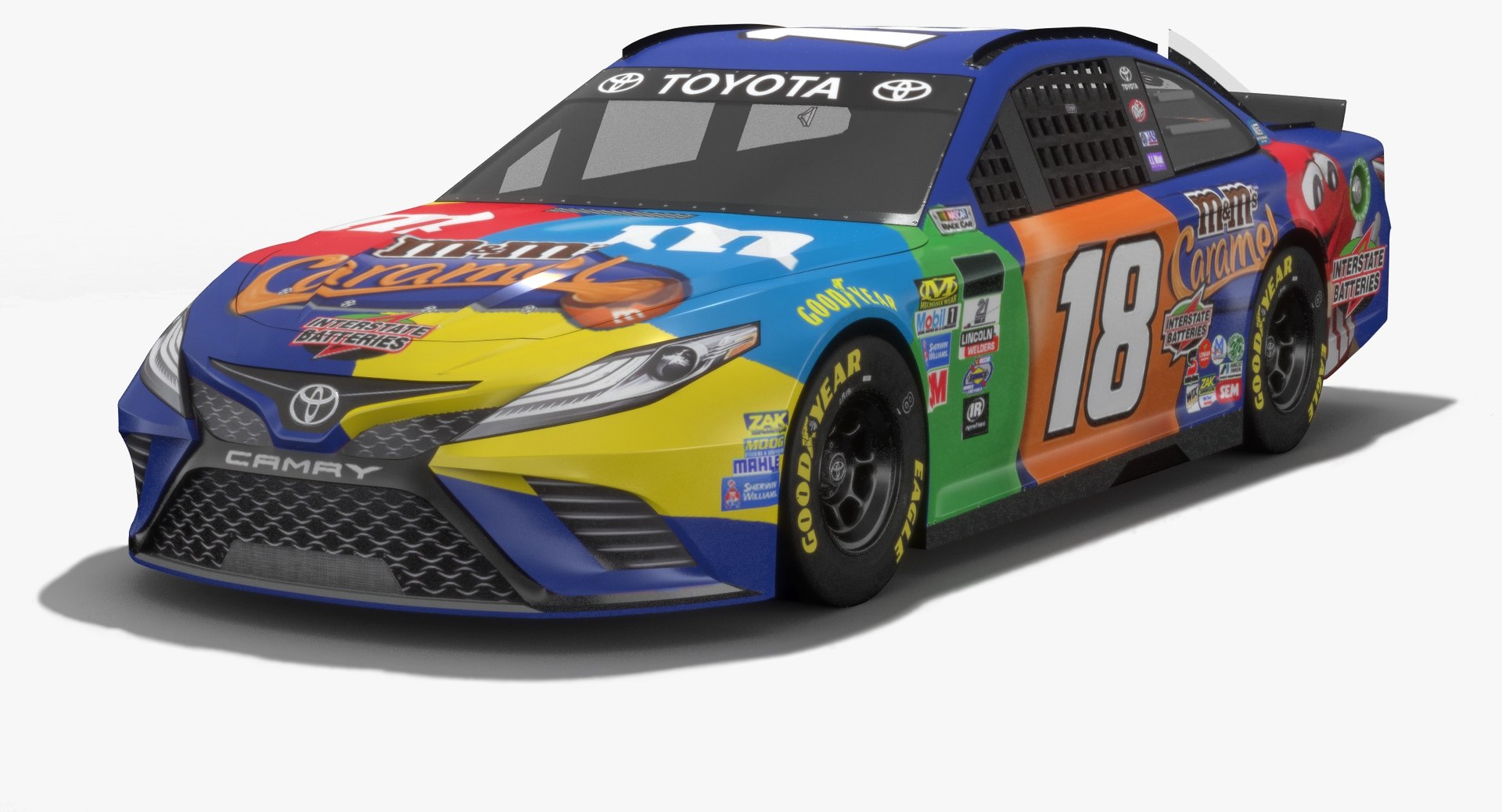 3D Model Joe Gibbs Racing Nascar - TurboSquid 1253534