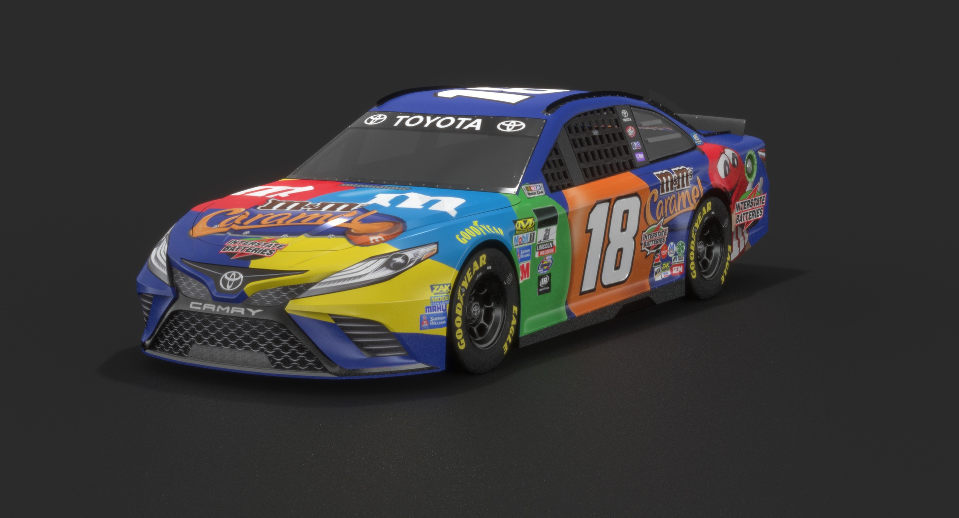 3D Model Joe Gibbs Racing Nascar - TurboSquid 1253534