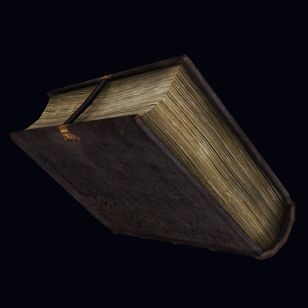 Old Book 3d Obj