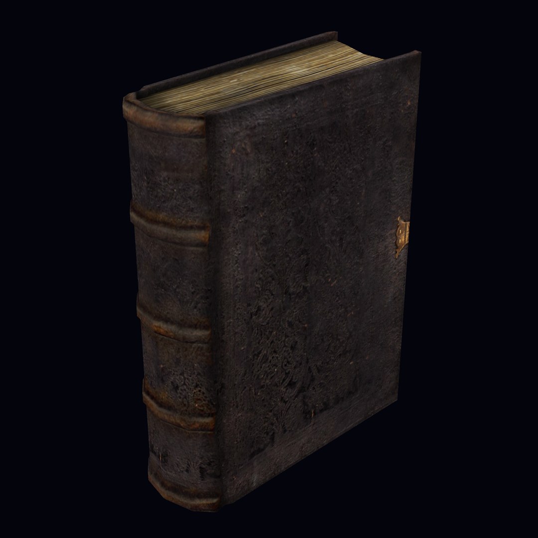 Old Book 3d Obj