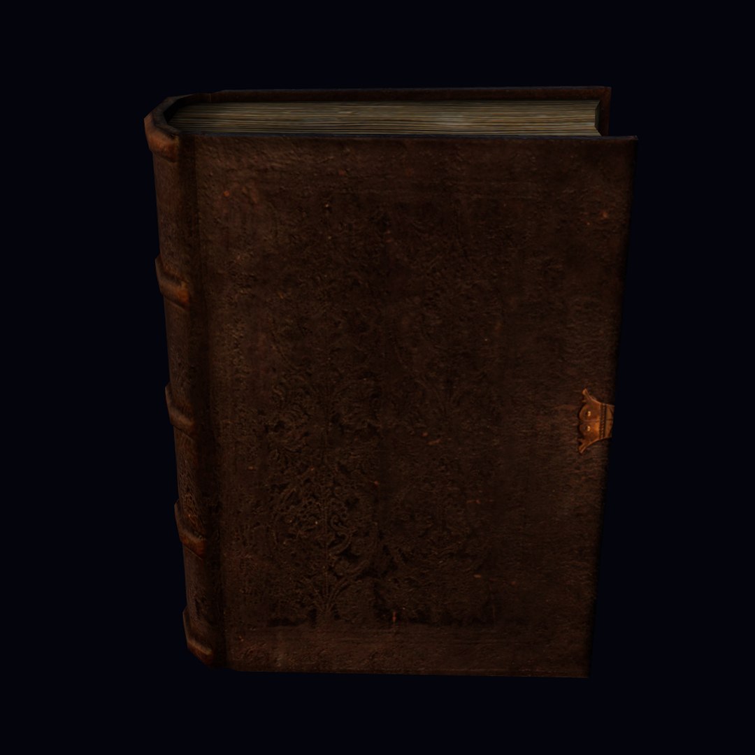 Old Book 3d Obj