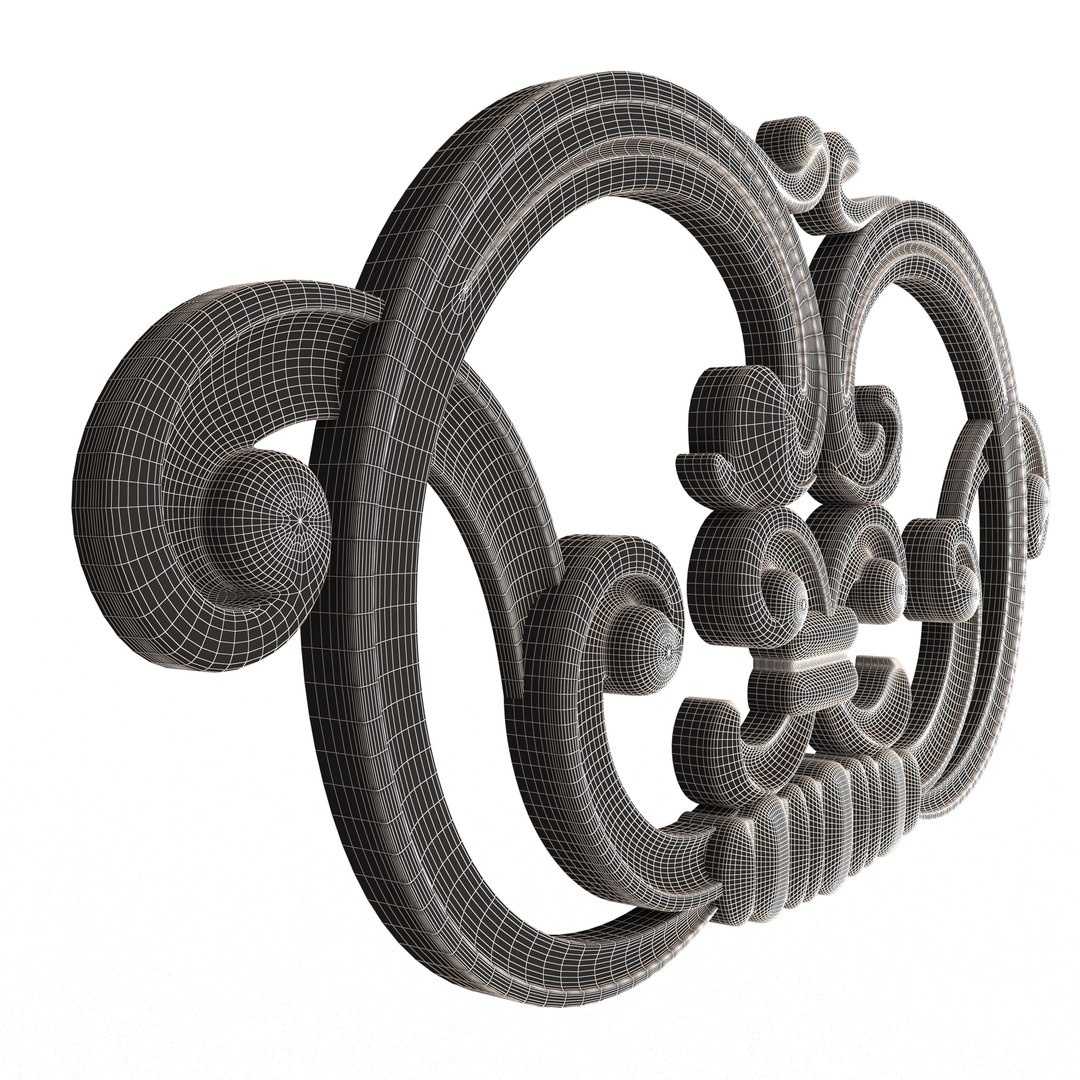 Carved Plaster Molding Decoration 033 3D Model - TurboSquid 2143310