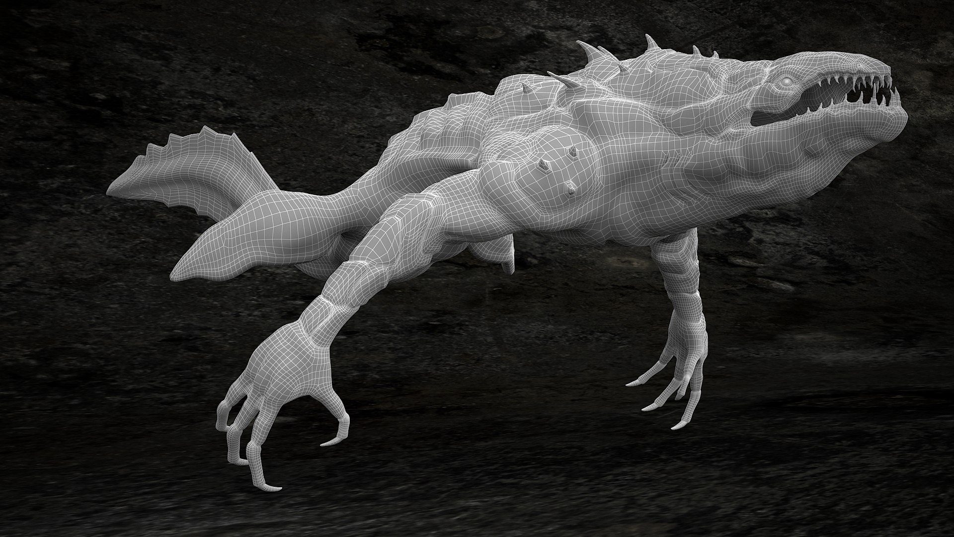 Leviathan Sea Creature 3D - TurboSquid 2188680