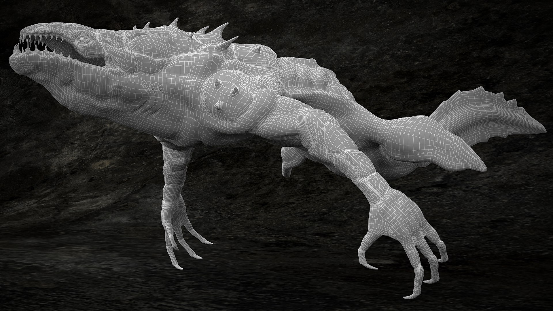 Leviathan Sea Creature 3D - TurboSquid 2188680