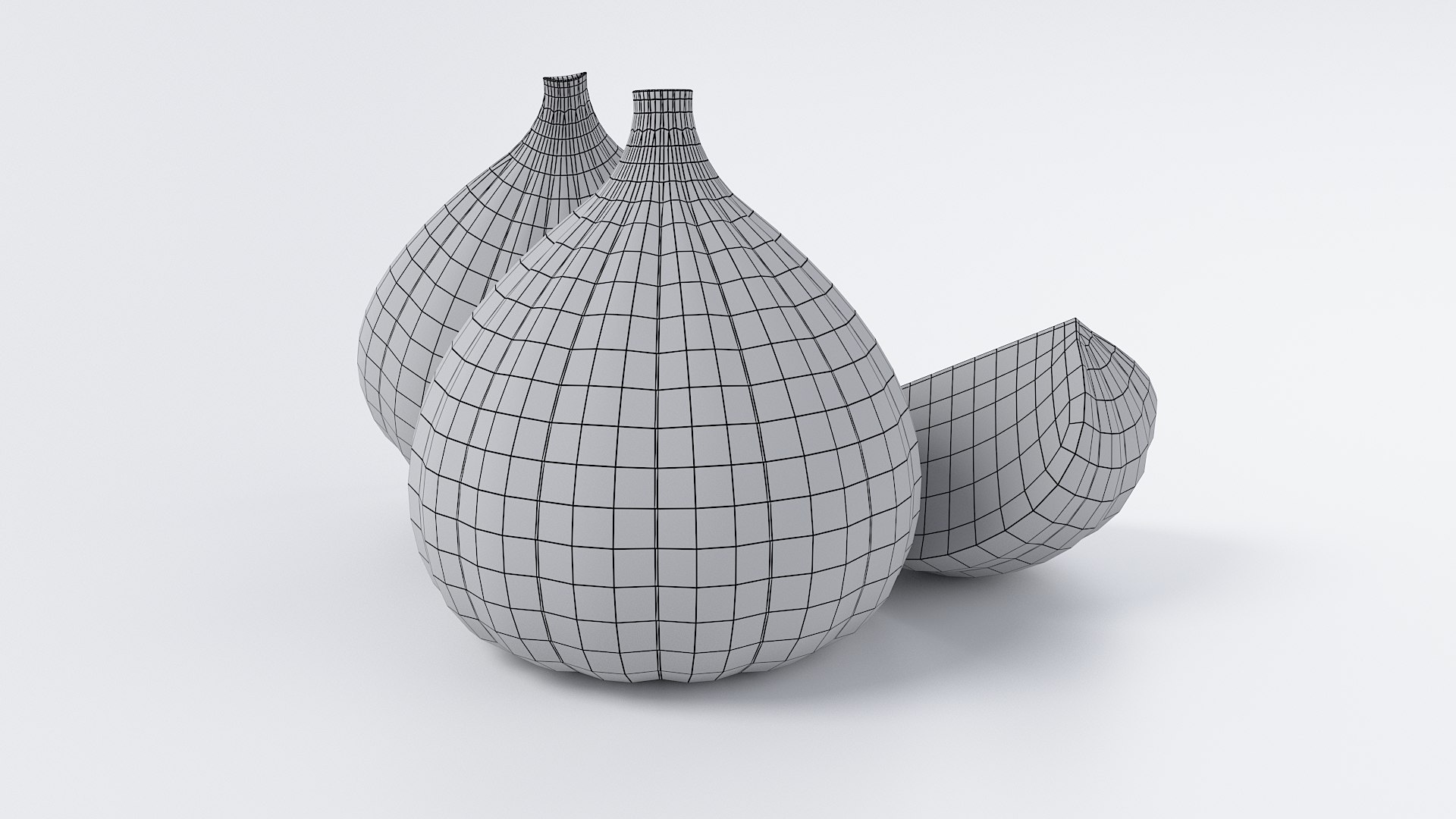 Cartoon Fig Fruit Set 3D Model - TurboSquid 2104032