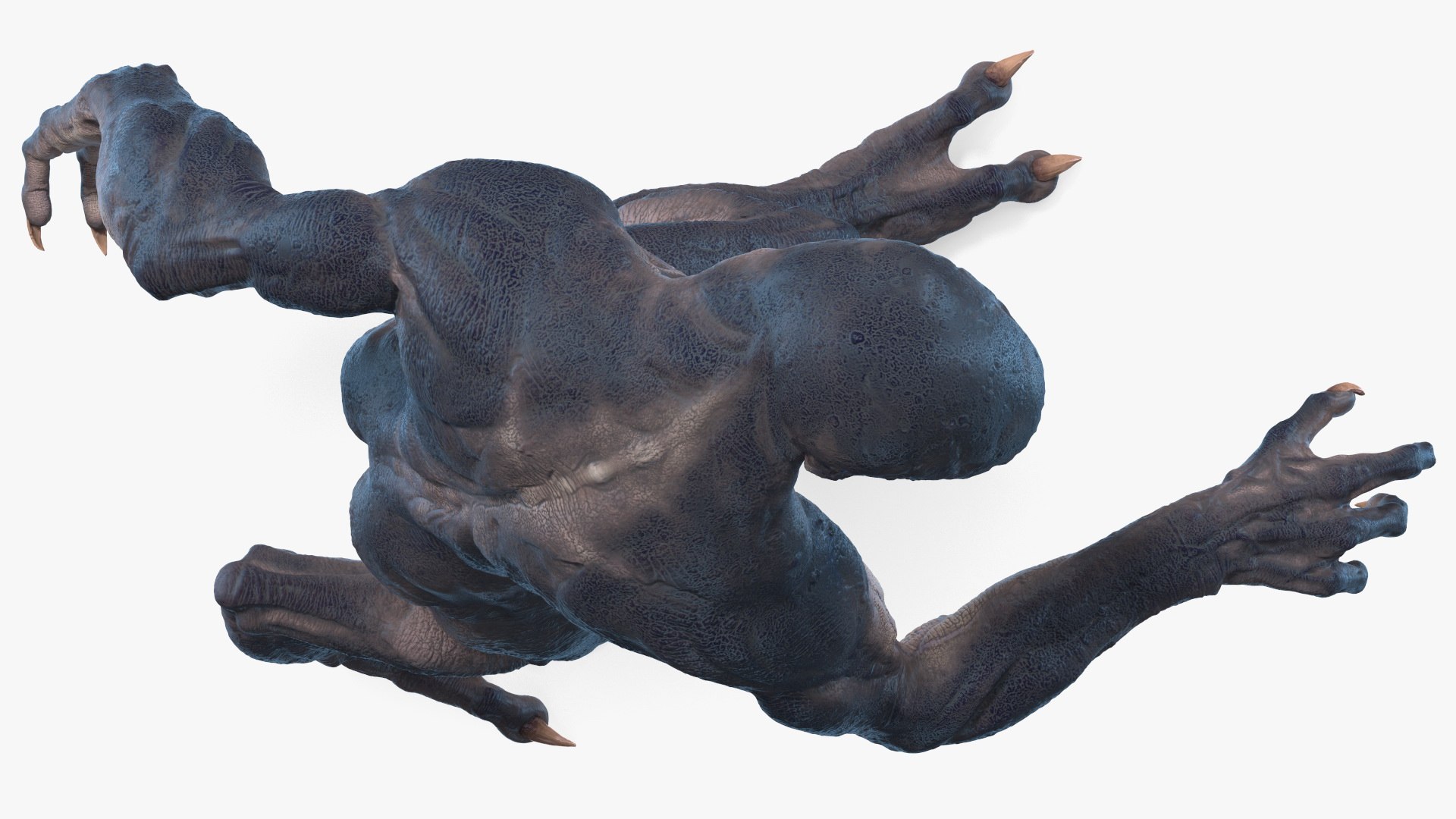 3D Model Monster Creature Walking Pose - TurboSquid 1703411
