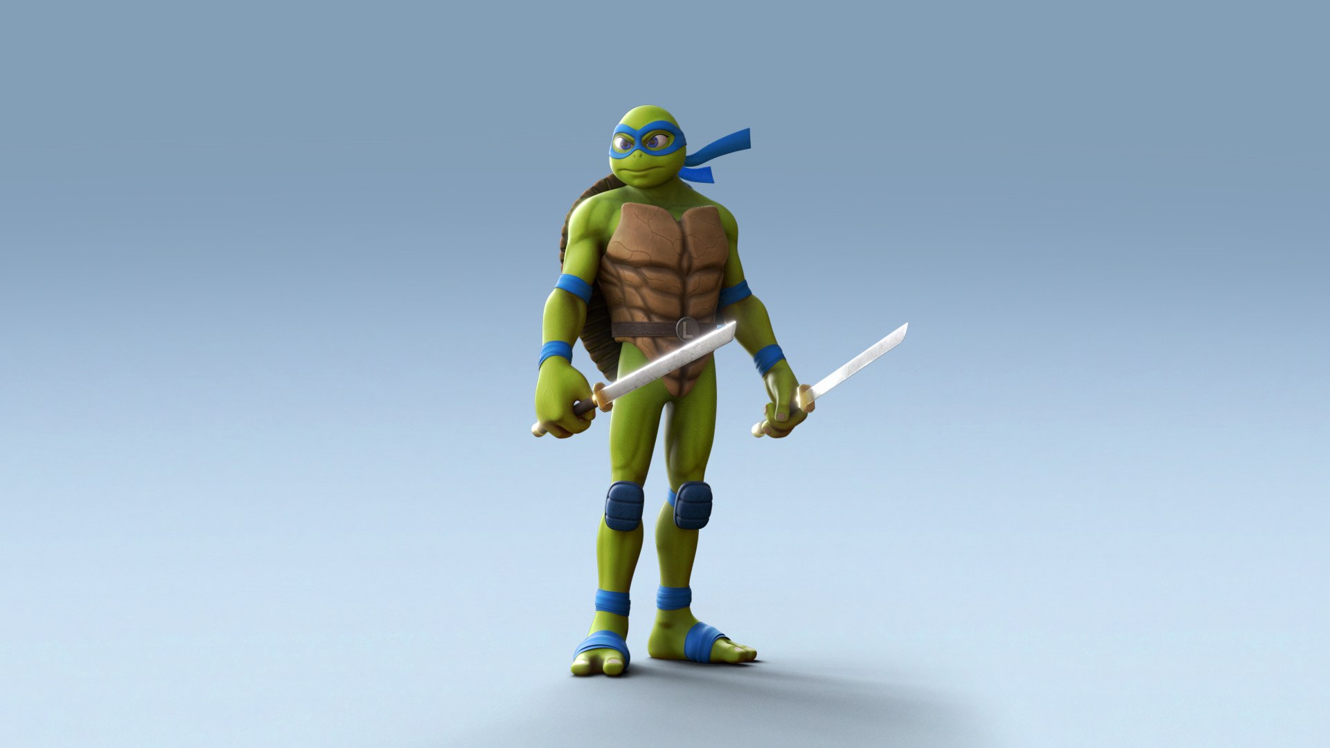 Leonardo Ninja Turtle 3D Model - TurboSquid 2040082